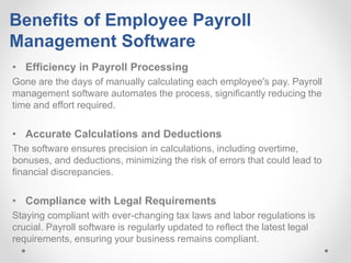 Boost Payroll Accuracy with Real-Time Employee Management Software! | PPTX