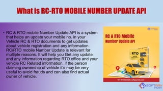 Get RTO Mobile Number Update API at best Price.pptx