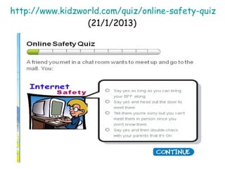 Get safe online! Celebrate internet safer day with online quizzes | PPT