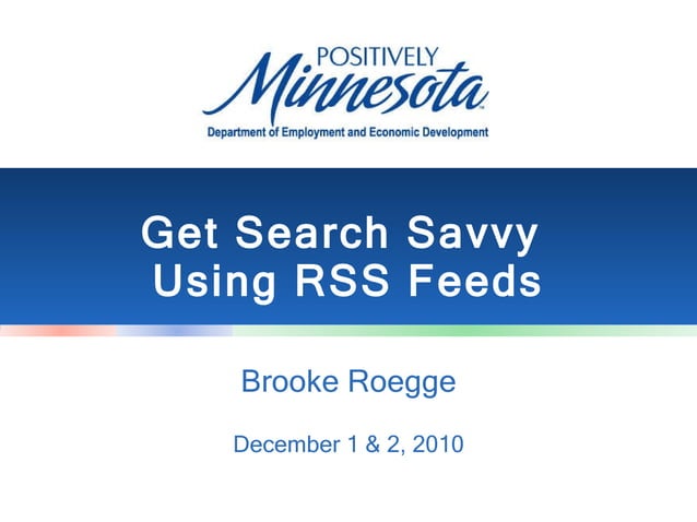 Introduction to RSS feeds | PPT