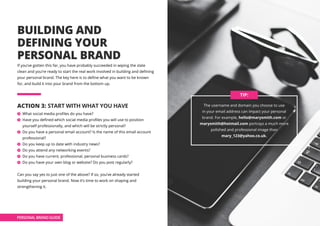 Personal Brand Guide by getsmarter | PPT