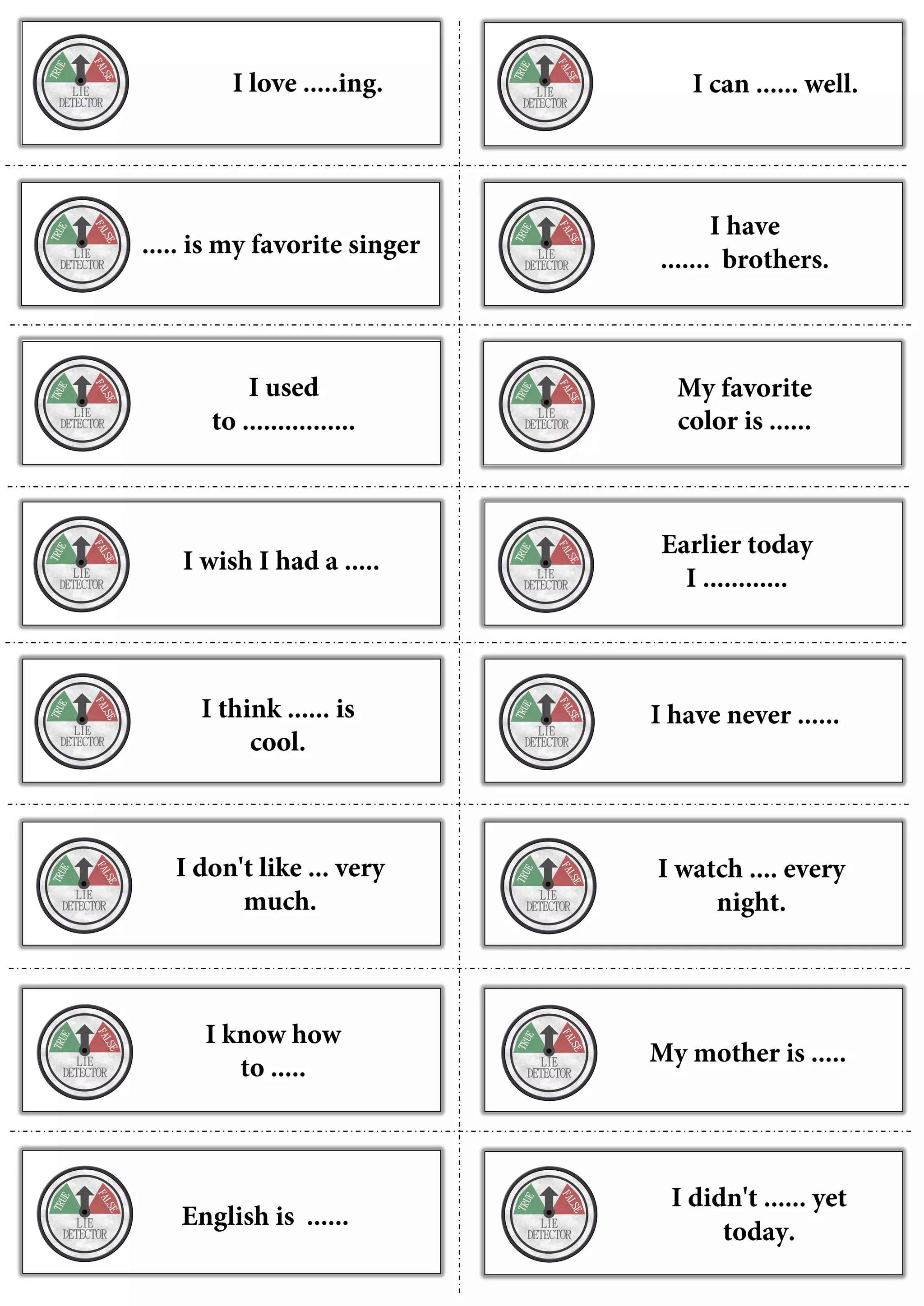 Get Speaking - conversation cards | PDF