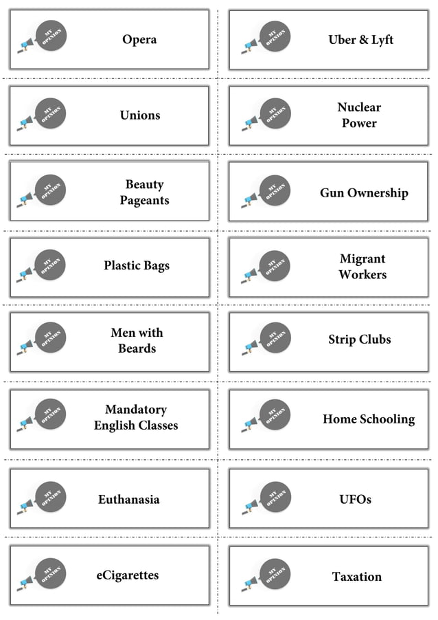 Get Speaking - conversation cards | PDF