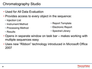 Chromatography Data System: Get Started Intoduction to Chromeleon 7 CDS | PPTX