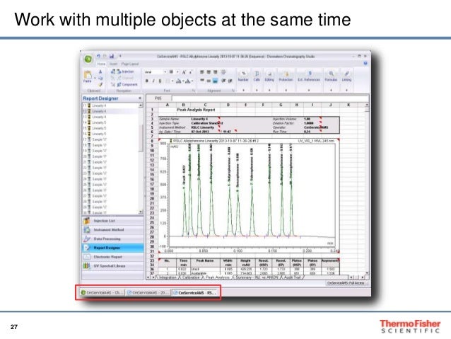 Chromatography Data System Get Started Intoduction To Chromeleon 7 C