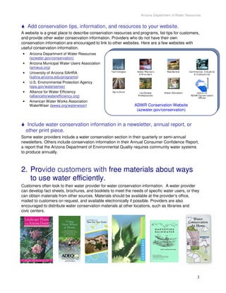 Get Started with Basic Water Conservation Education Arizona | PDF
