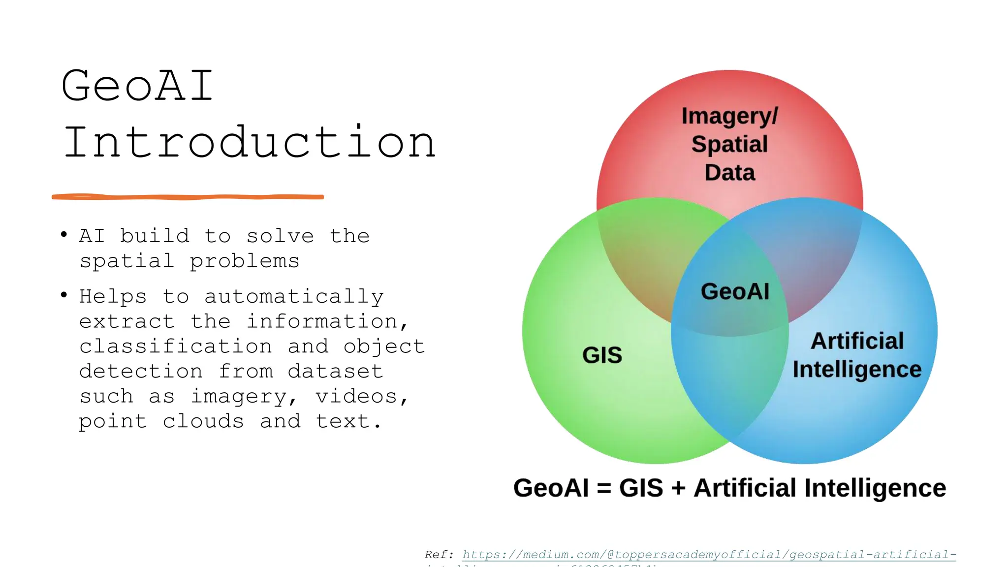 Get Started with GeoAI (Webinar talk on geoseries event) | PPTX