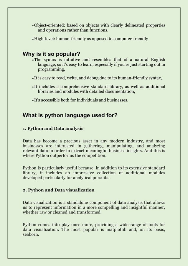 Get Started With Python Language.pdf | Web Development | Internet