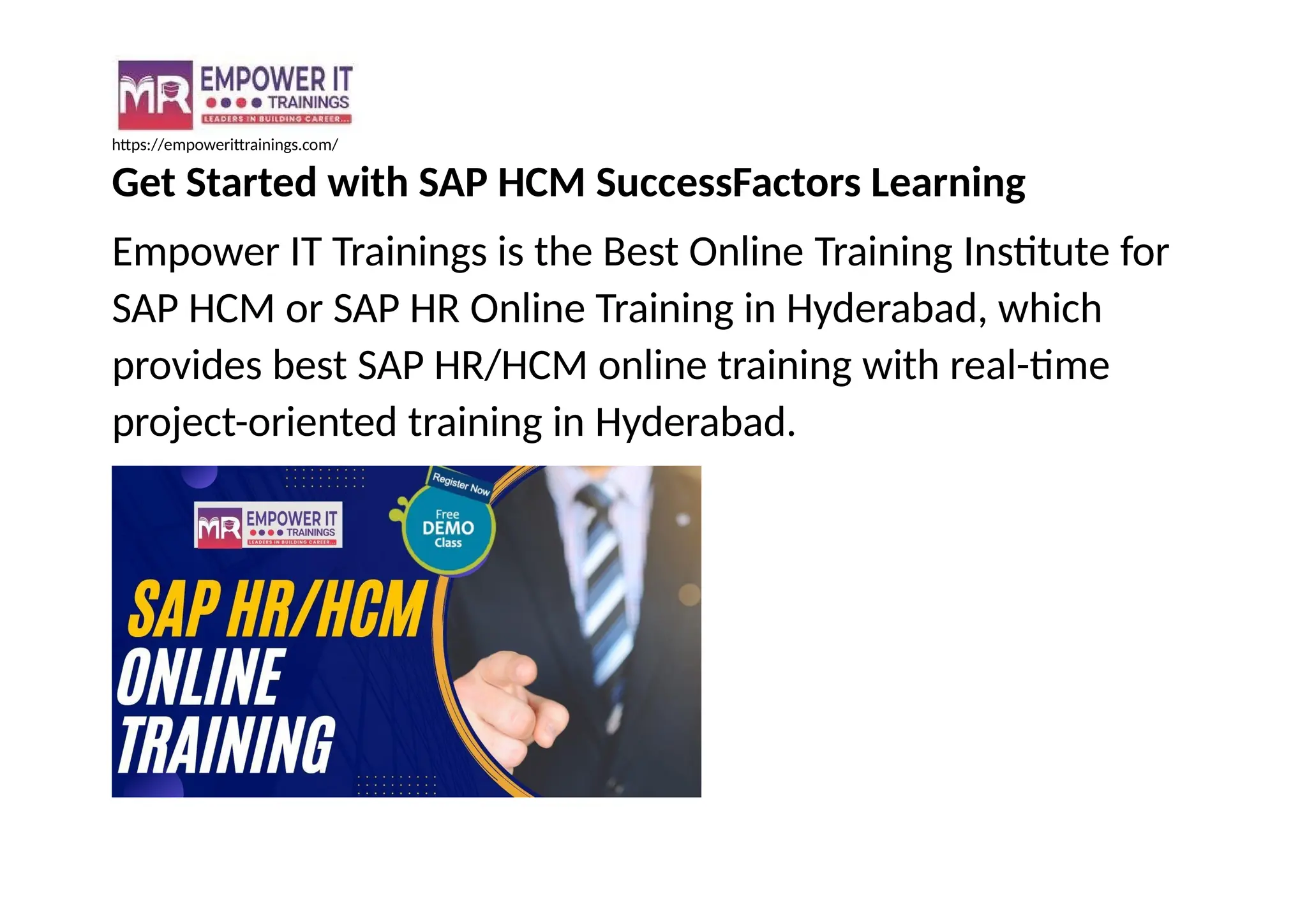 Get Started with SAP HCM SuccessFactors Learning. | PPTX
