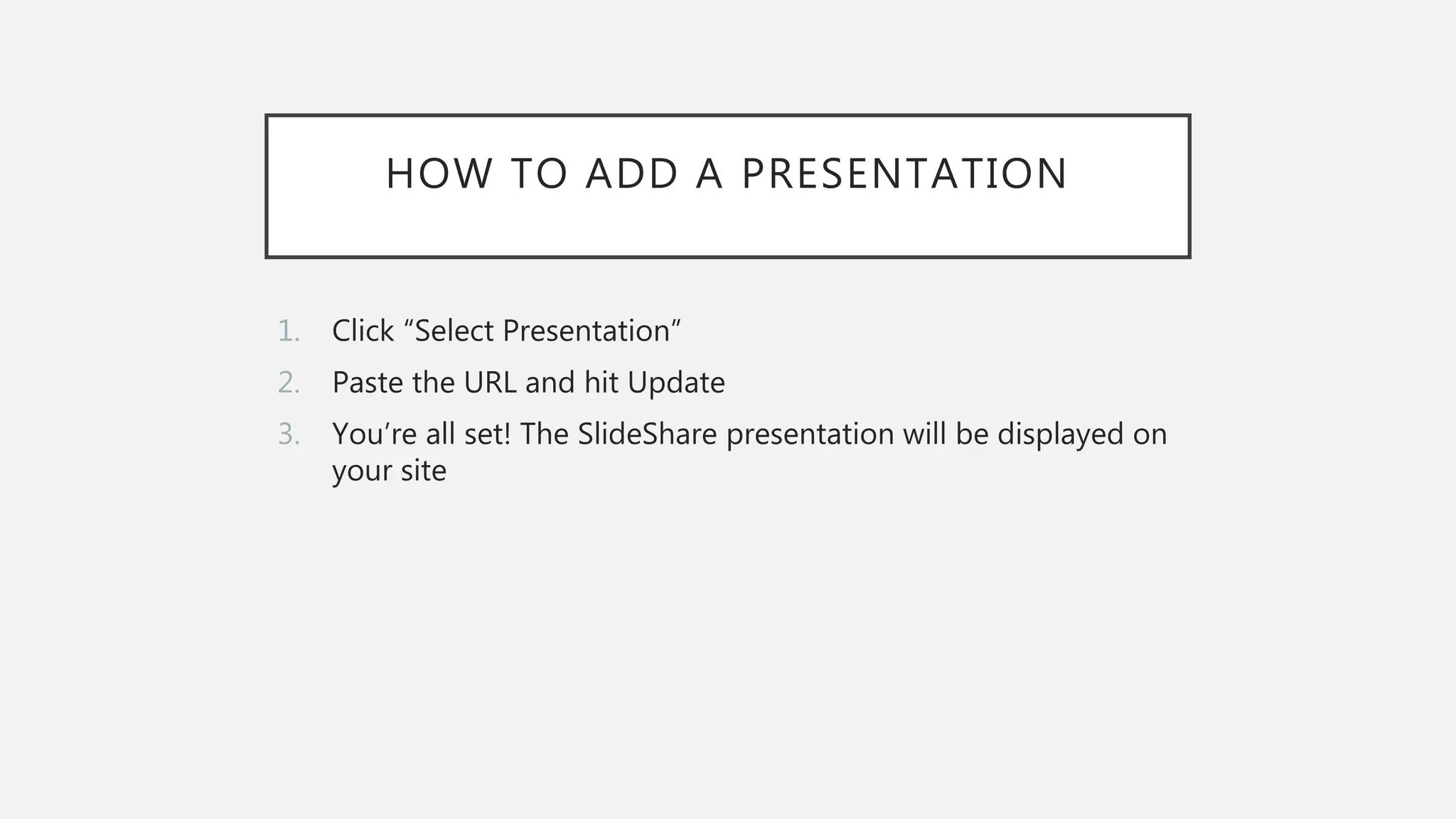 Get started with slideshare | PPTX | Technology & Computing