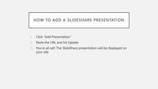 Get started with SlideShare | PPT