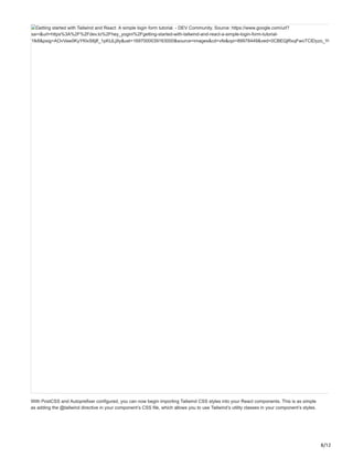 Get Started With Tailwind React and Create Beautiful Apps.pdf