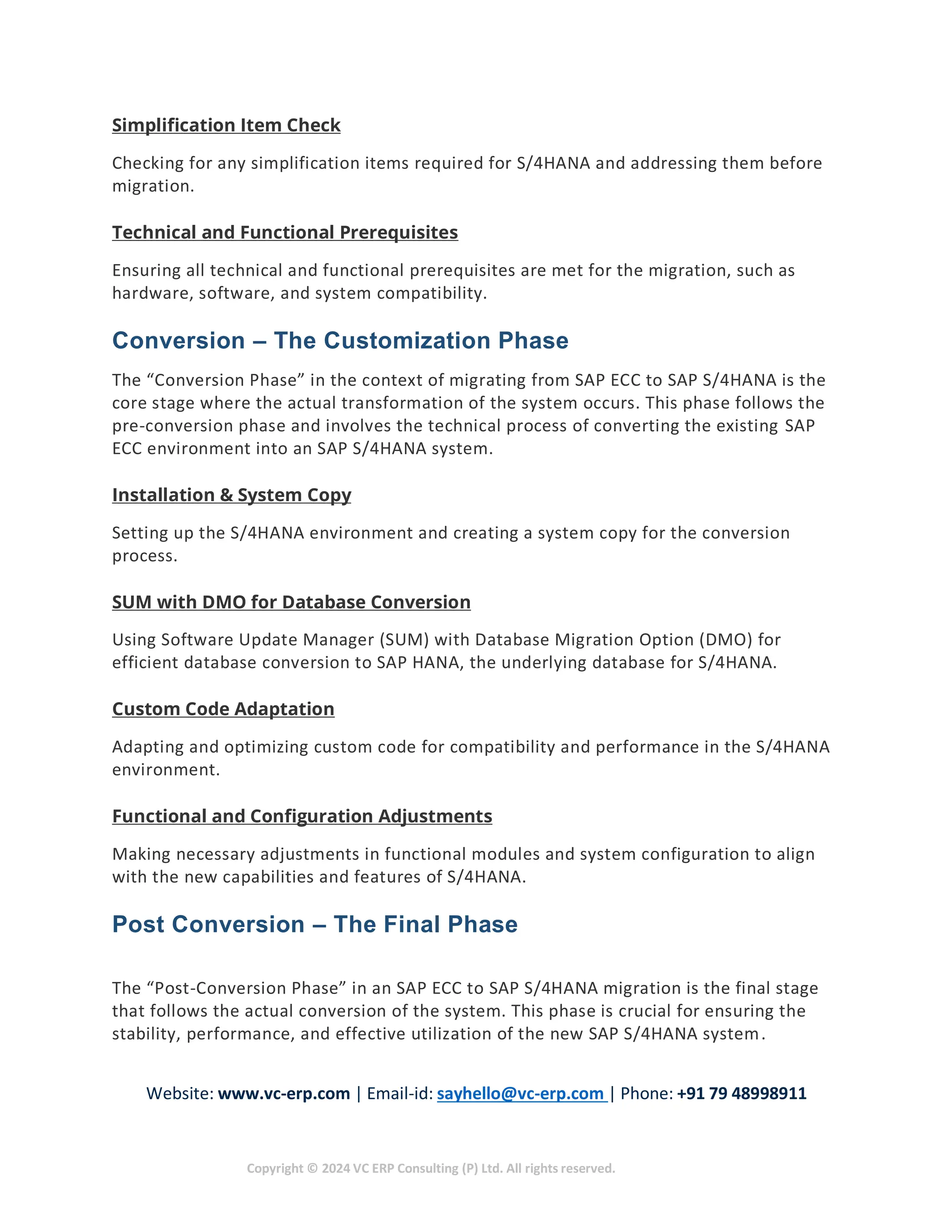 Get Started with this Complete SAP ECC to SAP S/4HANA Migration Guide (2024) | PDF