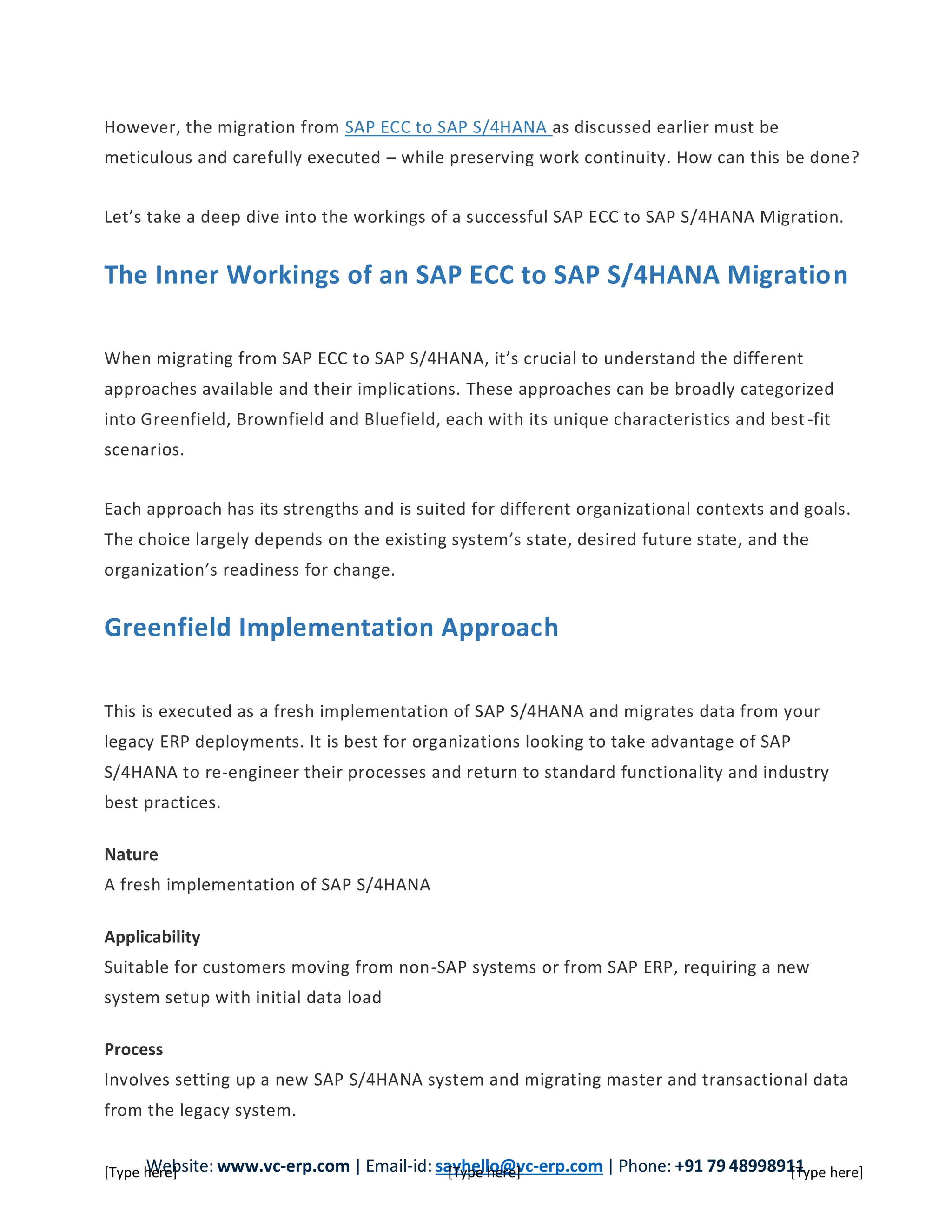 Complete SAP ECC to SAP S/4HANA Migration Guide 2024 | PDF