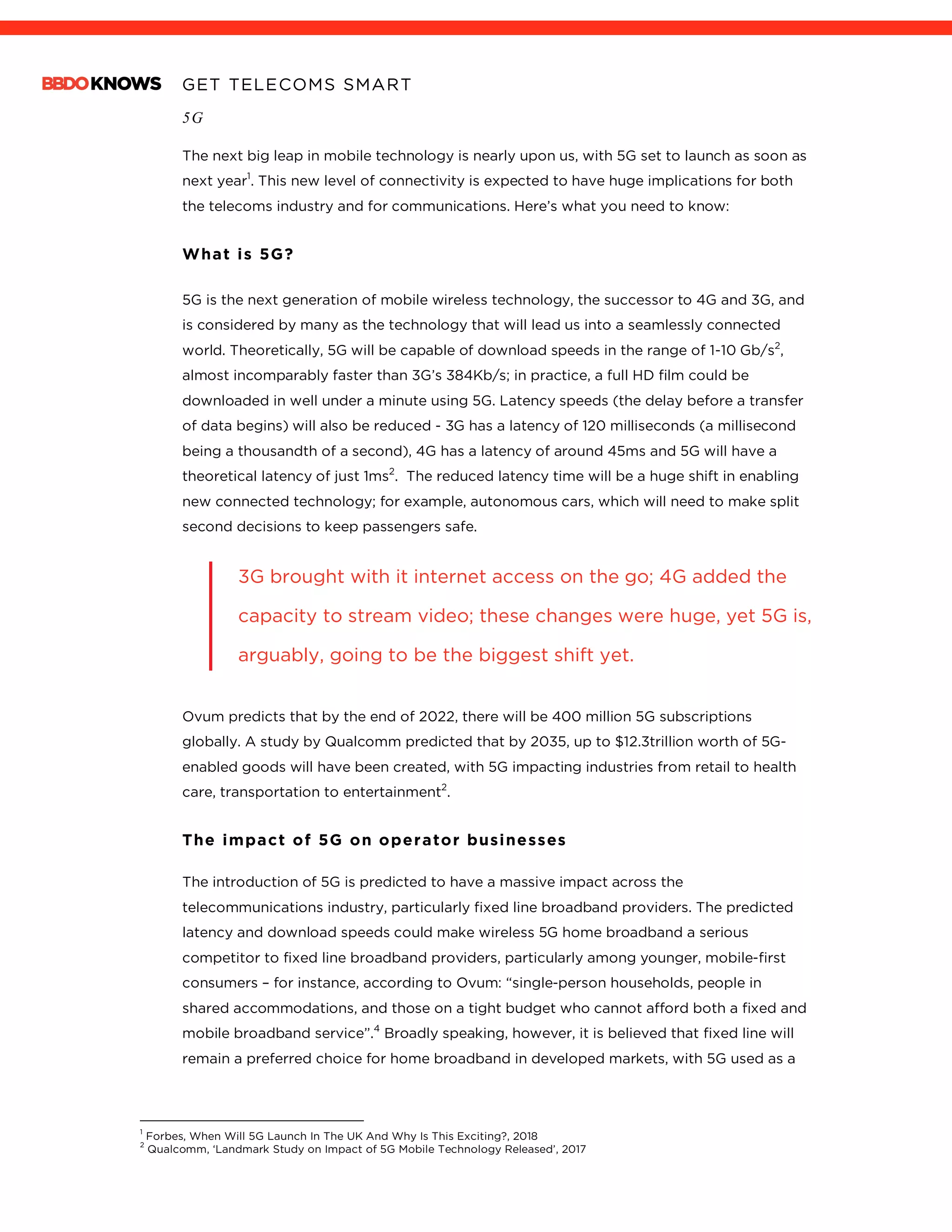 Get Telecoms Smart - 5G | PDF | Internet | Computing