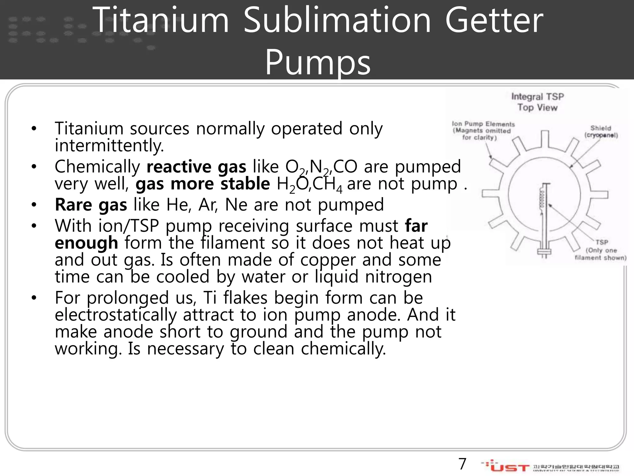 Vacuum Class - Getter pump | PPTX