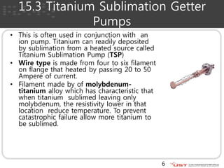 Vacuum Class - Getter pump | PPT