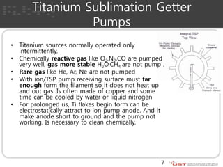 Vacuum Class - Getter pump | PPT