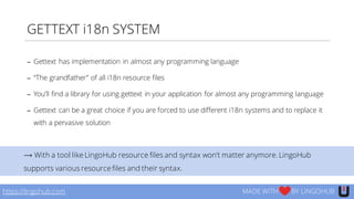Gettext i18n system - internationalization for gettext | PPT