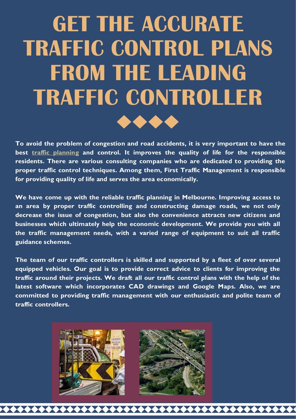 Get the Accurate Traffic Control Plans from the Leading Traffic Controller