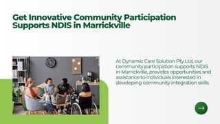Get the Best Community participation supports NDIS in Parramatta and ...