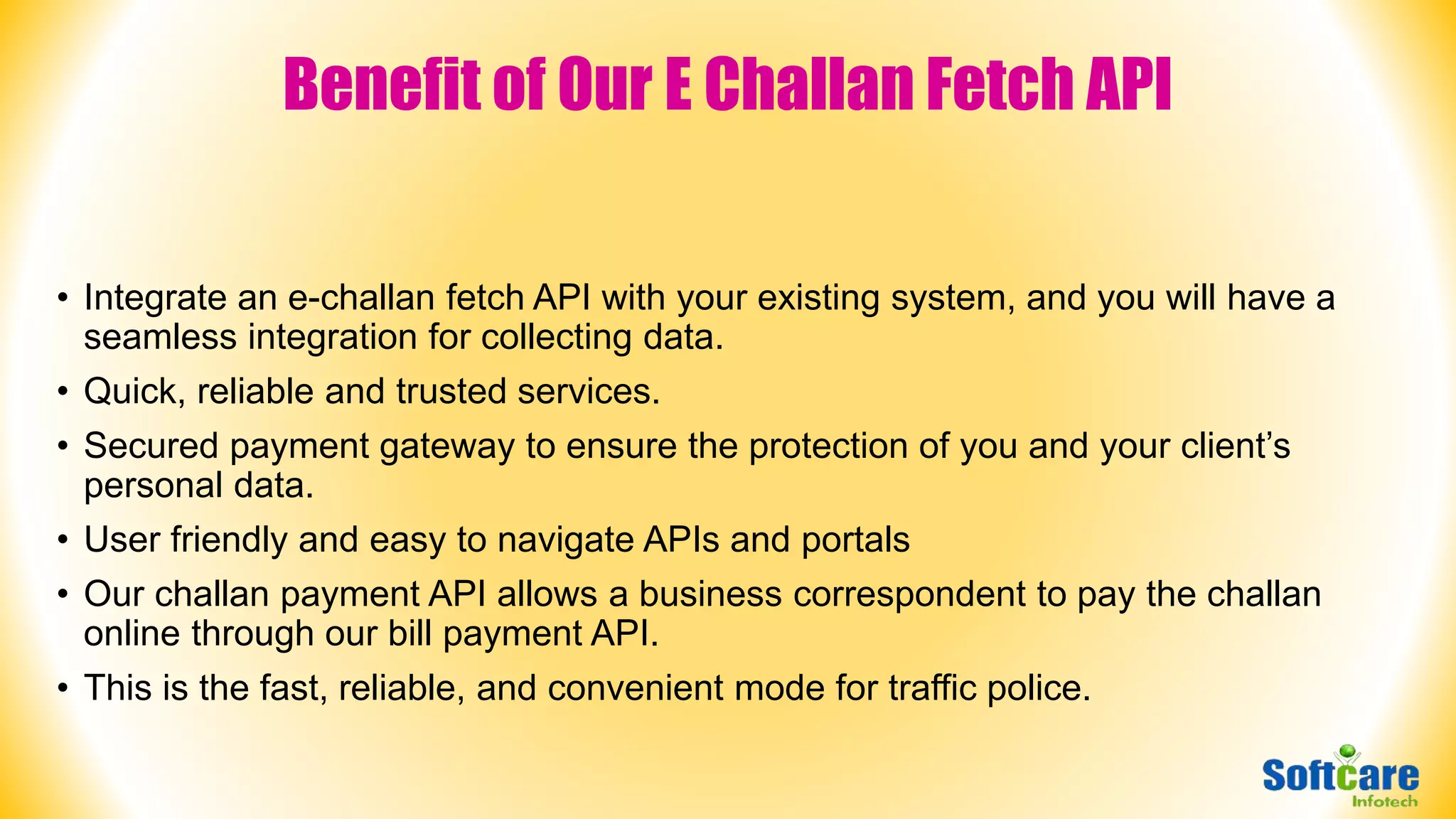 Get The Best Online Traffic Challan Payment API Service.pptx