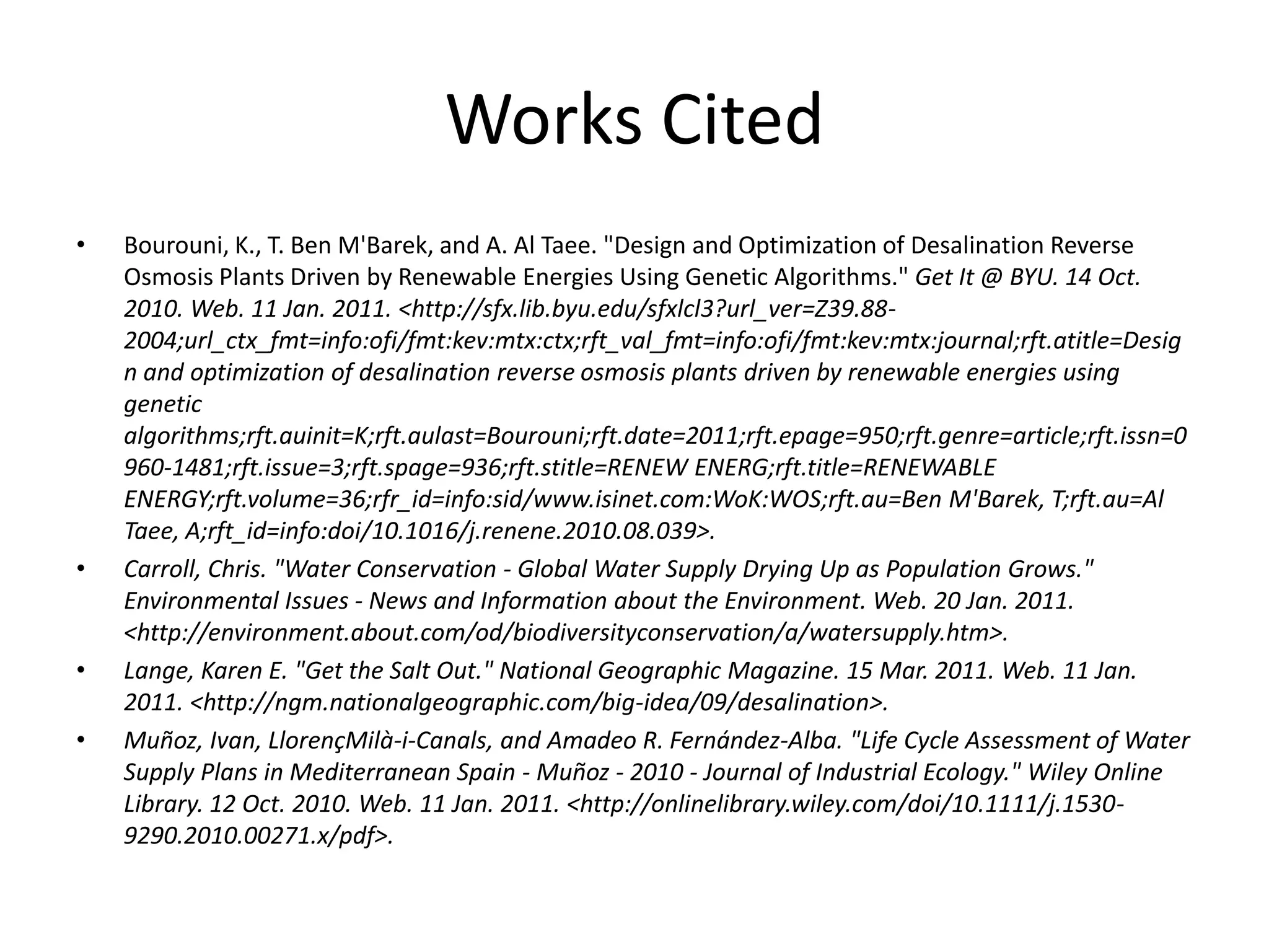 Get the salt out | PPTX