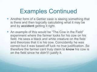 Gettier case | PPTX