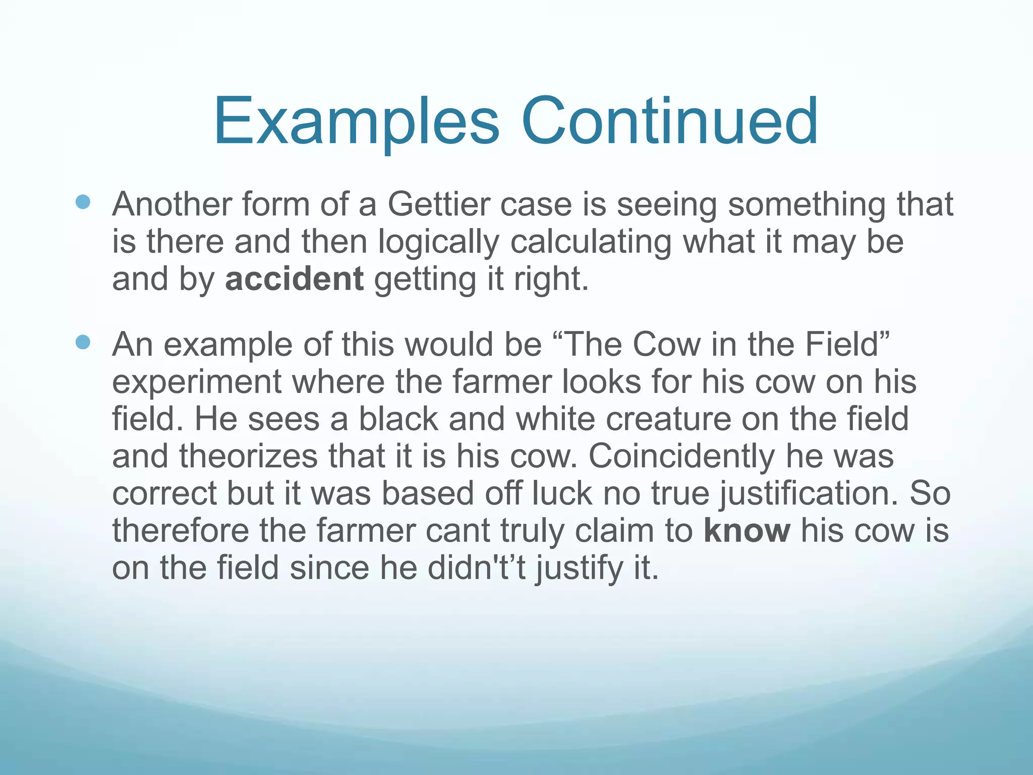 Gettier case | PPTX