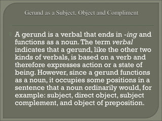 Gerund | PPT