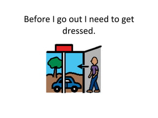 Getting Dressed Social Story | PPT | Women\'s Outerwear | Women\'s Clothing