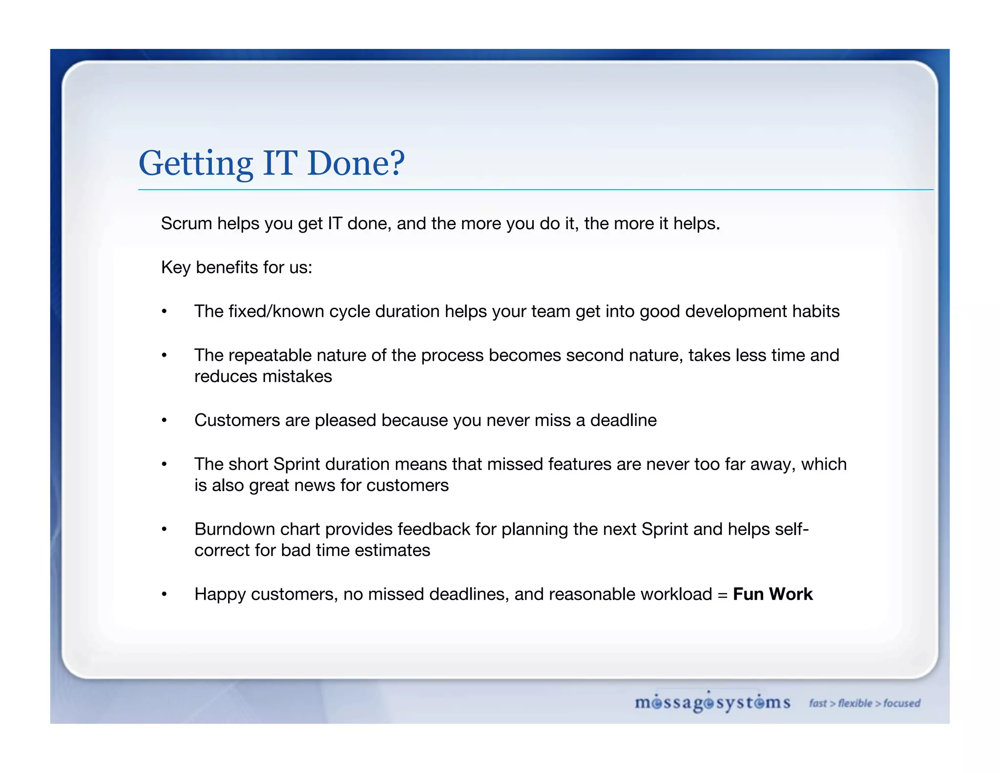 Getting It Done | PPT