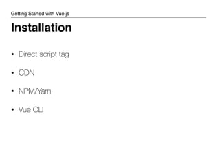 Getting Started with Vue.js | Free Download