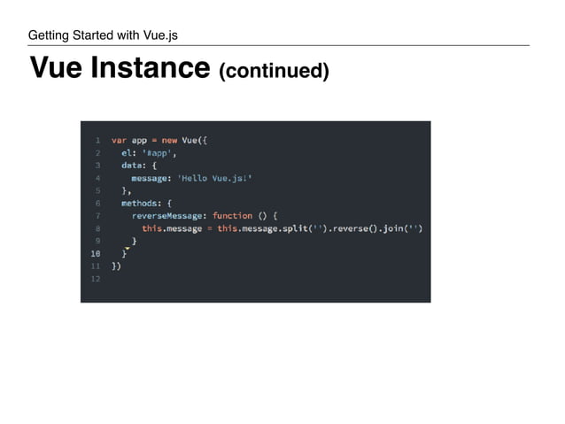 Getting Started with Vue.js