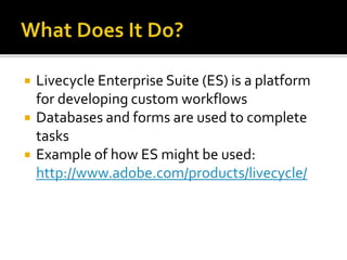 Adobe LiveCycle Designer - Getting Started | PPTX