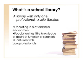 Getting Started As A School Librarian | PPT