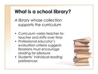 Getting Started As A School Librarian | PPT