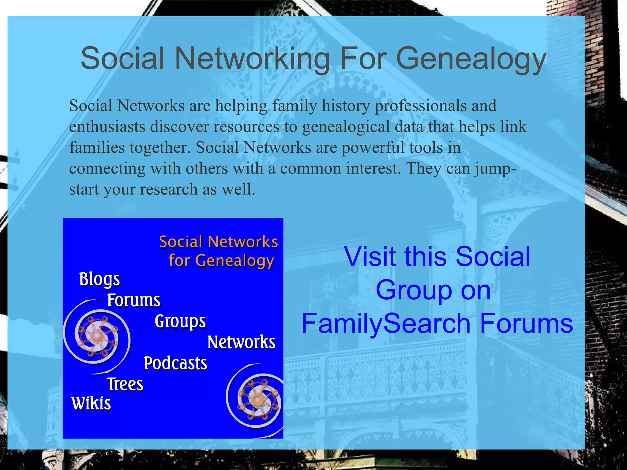 Getting Started Tracing Your Family History | PPT Getting Started Tracing Your Family History | PPT