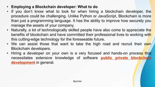 Getting Started with Blockchain Development: The Complete Guide | PPTX | Computing | Technology ...