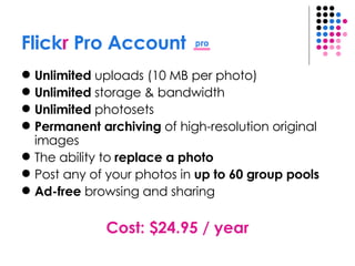 Getting Started with Flickr | PPT