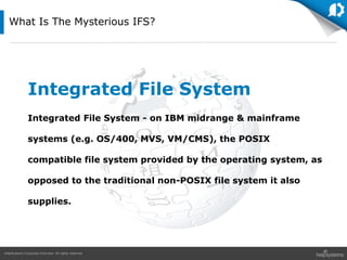 Getting Started with IBM i Security: Integrated File System (IFS) | PDF