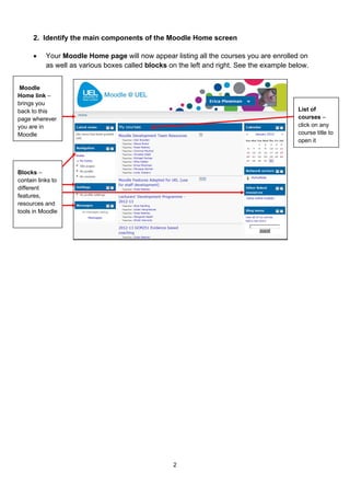 Getting started-with-moodle - students | PDF