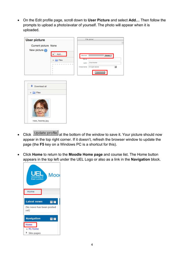 Getting started-with-moodle - students | PDF