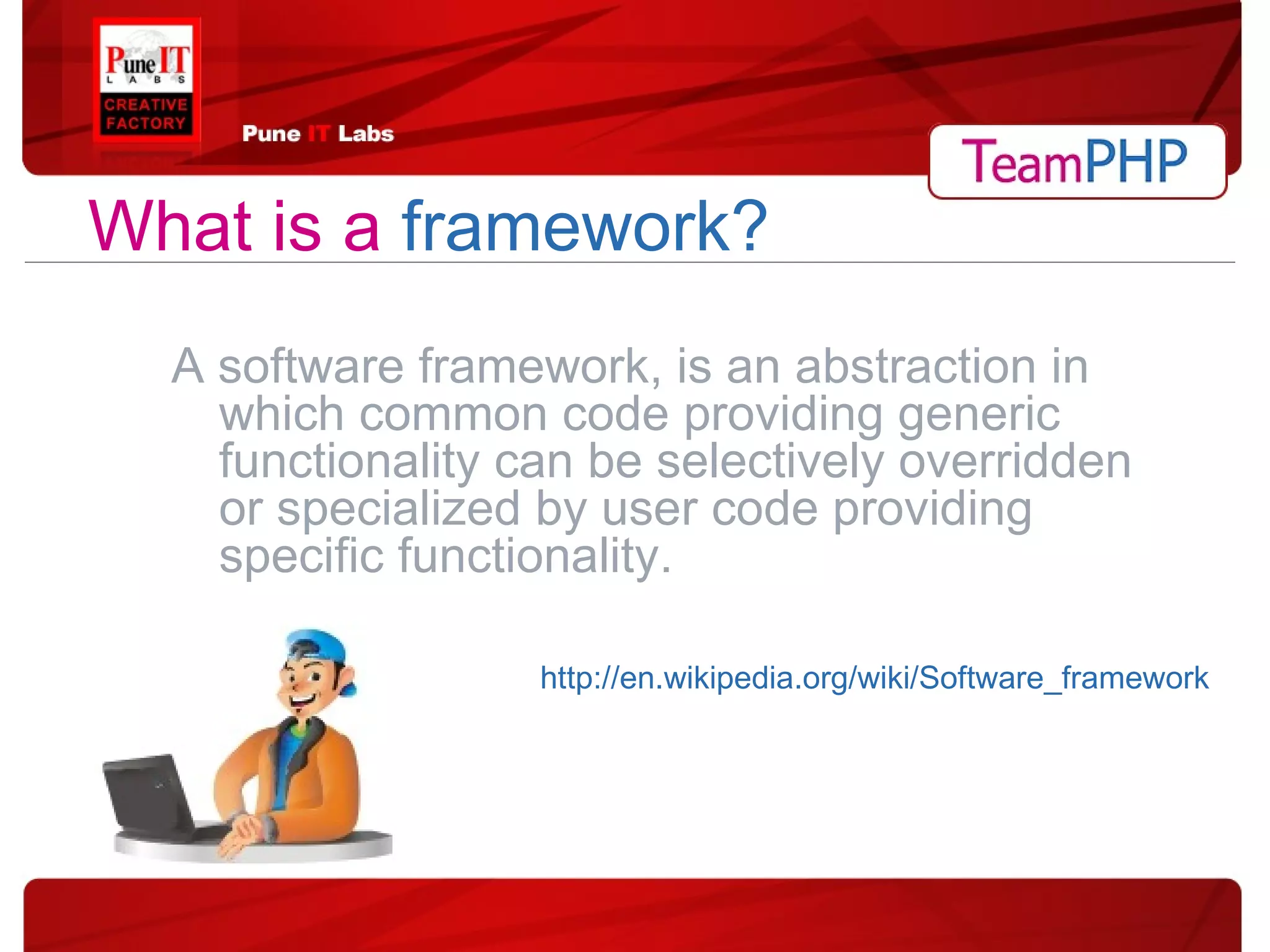Getting Started With Php Frameworks @BCP5 | PPT Getting Started With Php Frameworks @BCP5 | PPT
