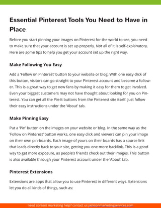Getting Started with Pinterest | PDF