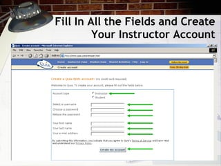 Getting Started With Quia Part1 | PPT