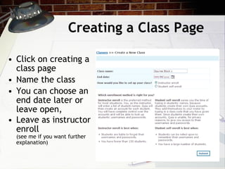 Getting Started With Quia Part1 | PPT