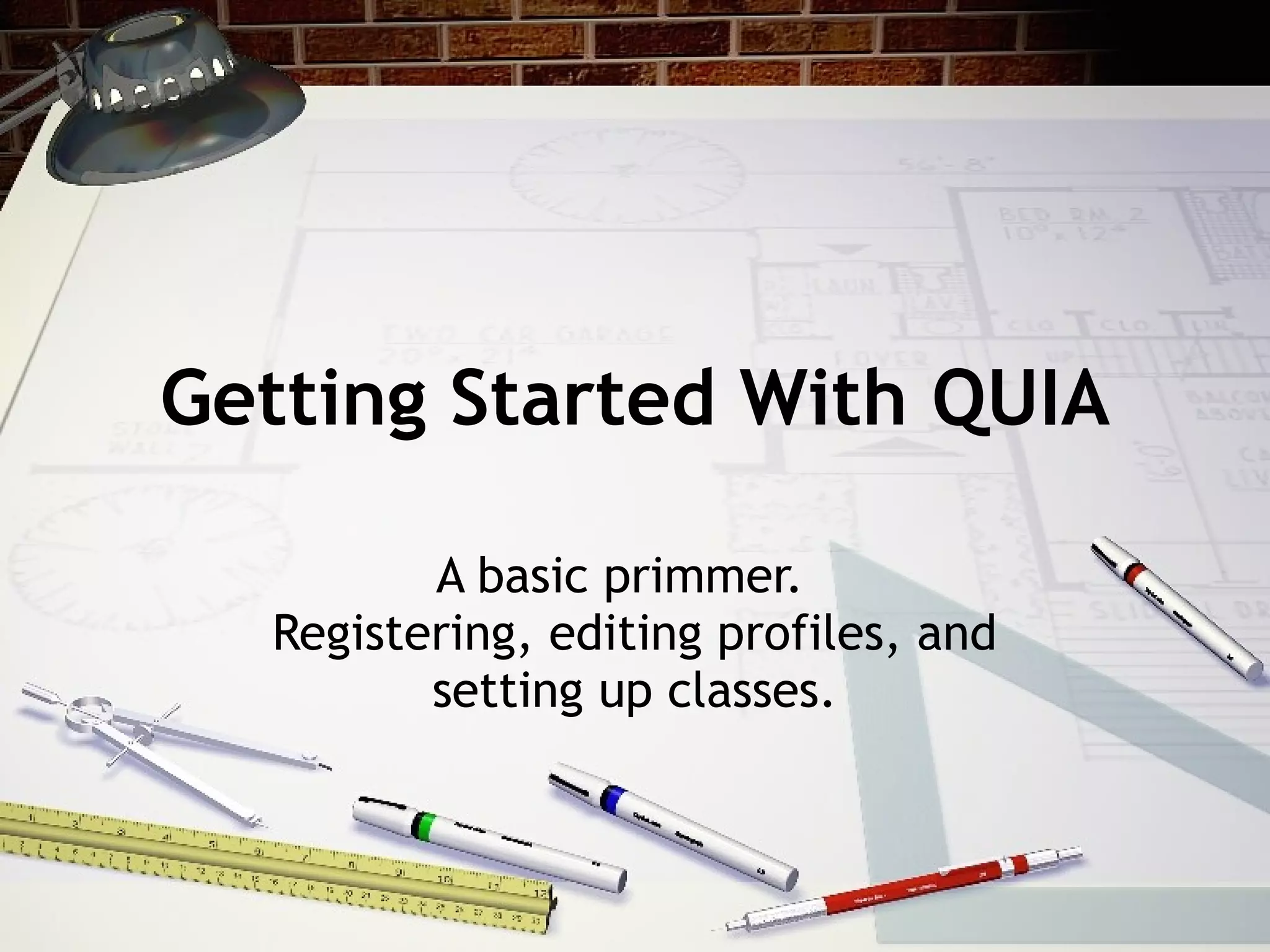 Getting Started With Quia Part1 | PPT