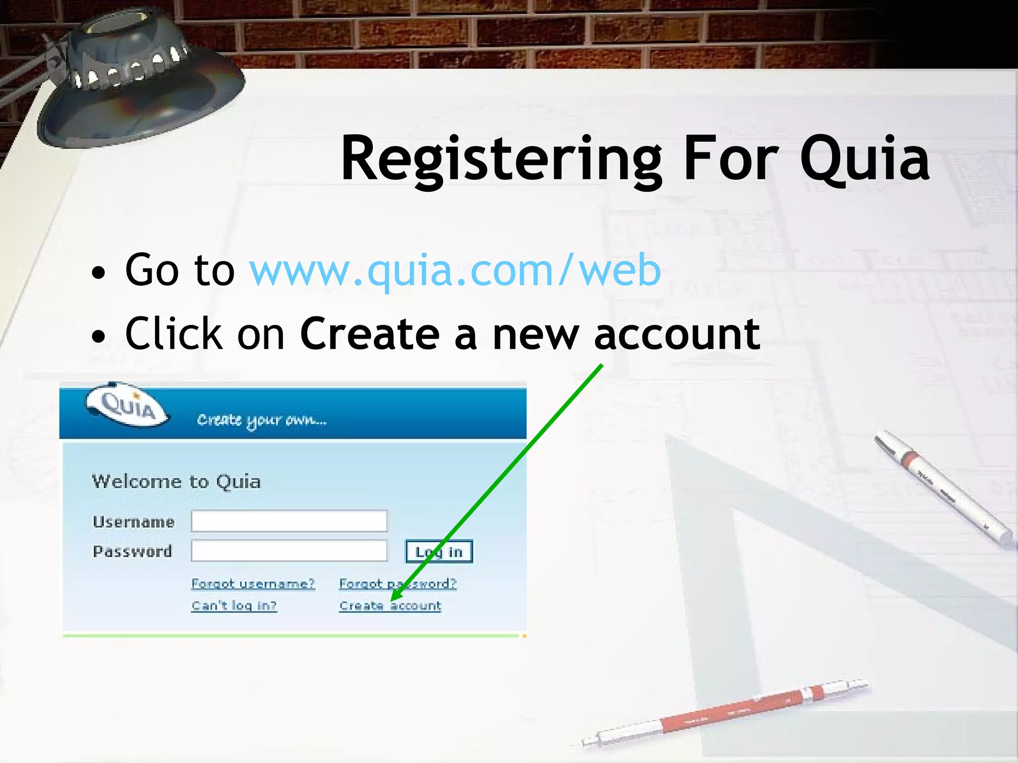 Getting Started With Quia Part1 | PPT
