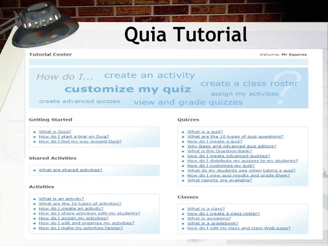 Getting Started With Quia Part1 | PPT